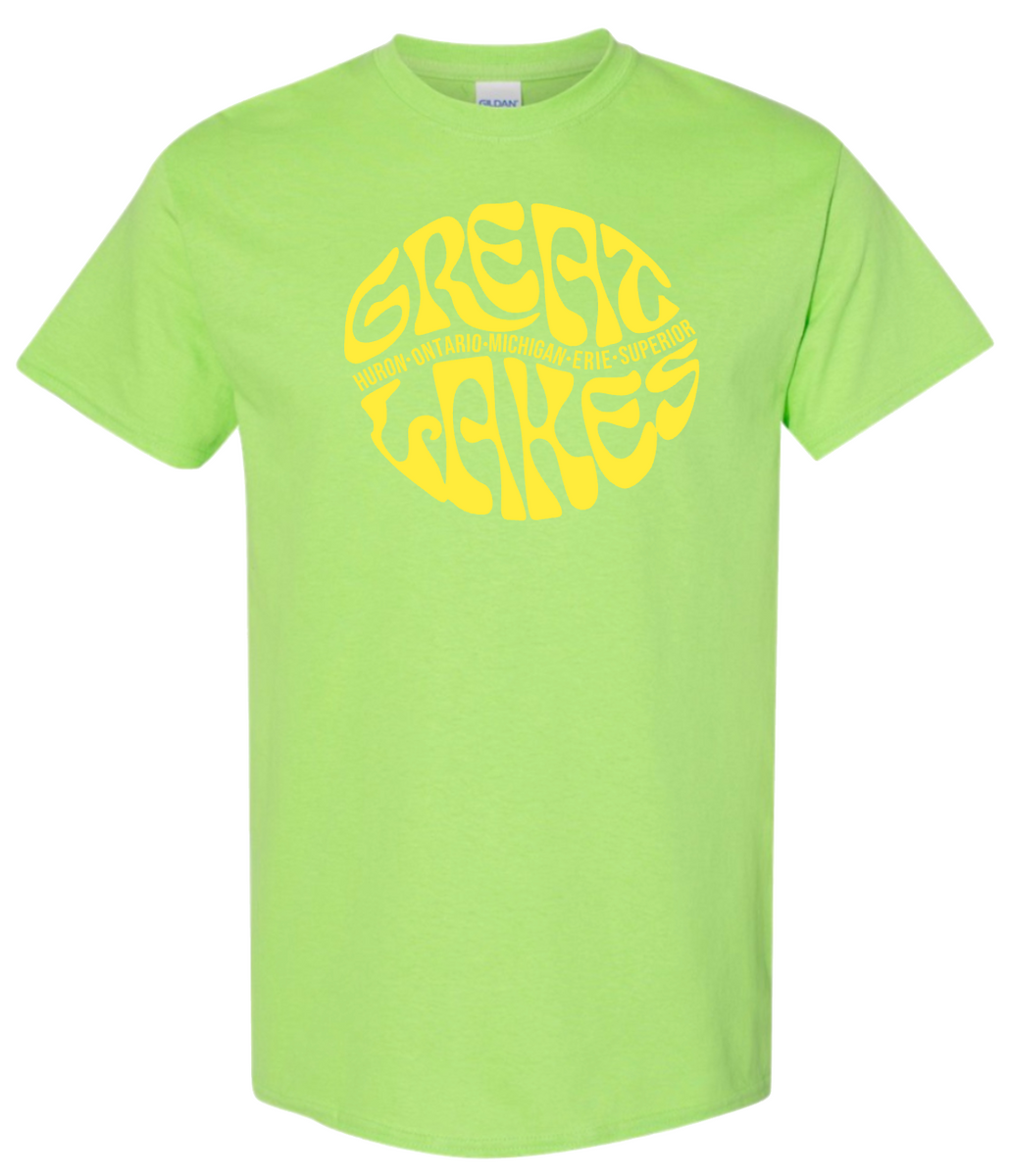 Great Lakes Groovy Wave Graphic T-Shirt – Impressions Custom Tees and ...