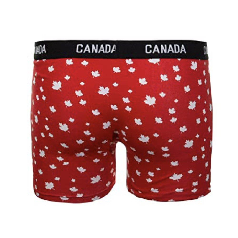 Men's Canada Boxer Brief - All-Over Leaf Design – Impressions Custom ...