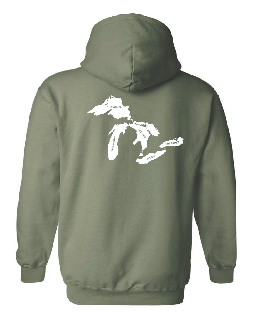Great Lakes Unsalted Classic Hooded Sweatshirt – Impressions Custom ...