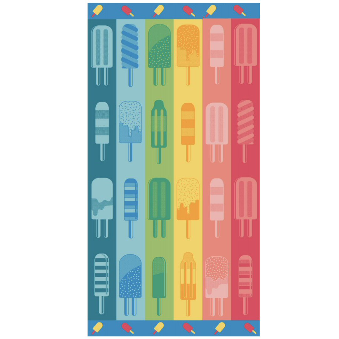 Jacquard Popsicle Stripes Luxurious Towel – Impressions Custom Tees and ...